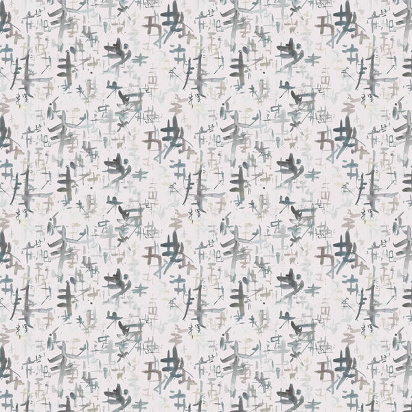 Imperial Bamboo Printed Fabric | Grey Fabric | Voyage Maison – Riva Home